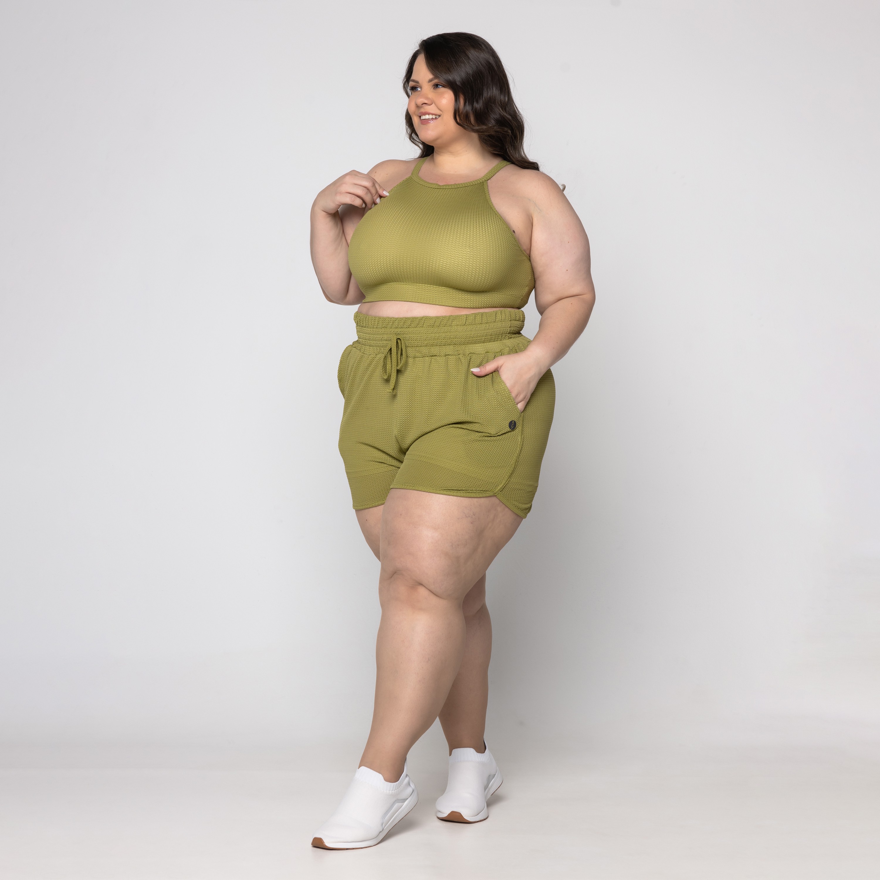 Short Camilla Plus Size - Físico Fitness