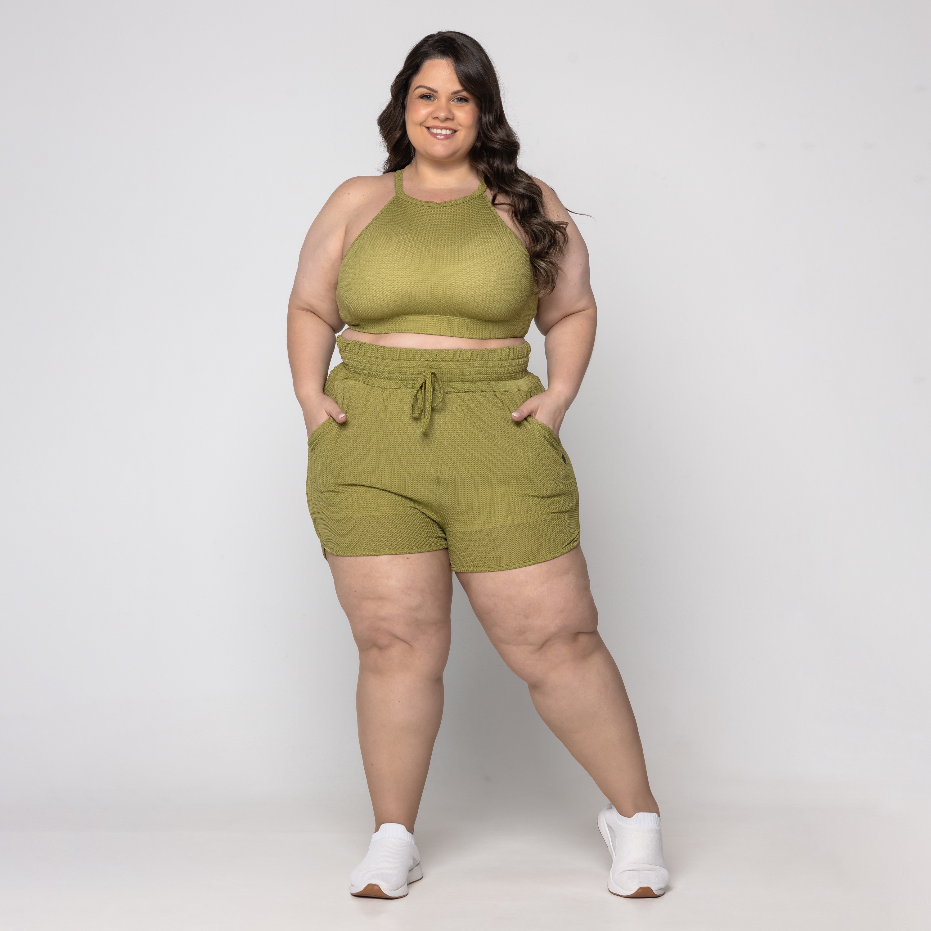 Short Camilla Plus Size - Físico Fitness