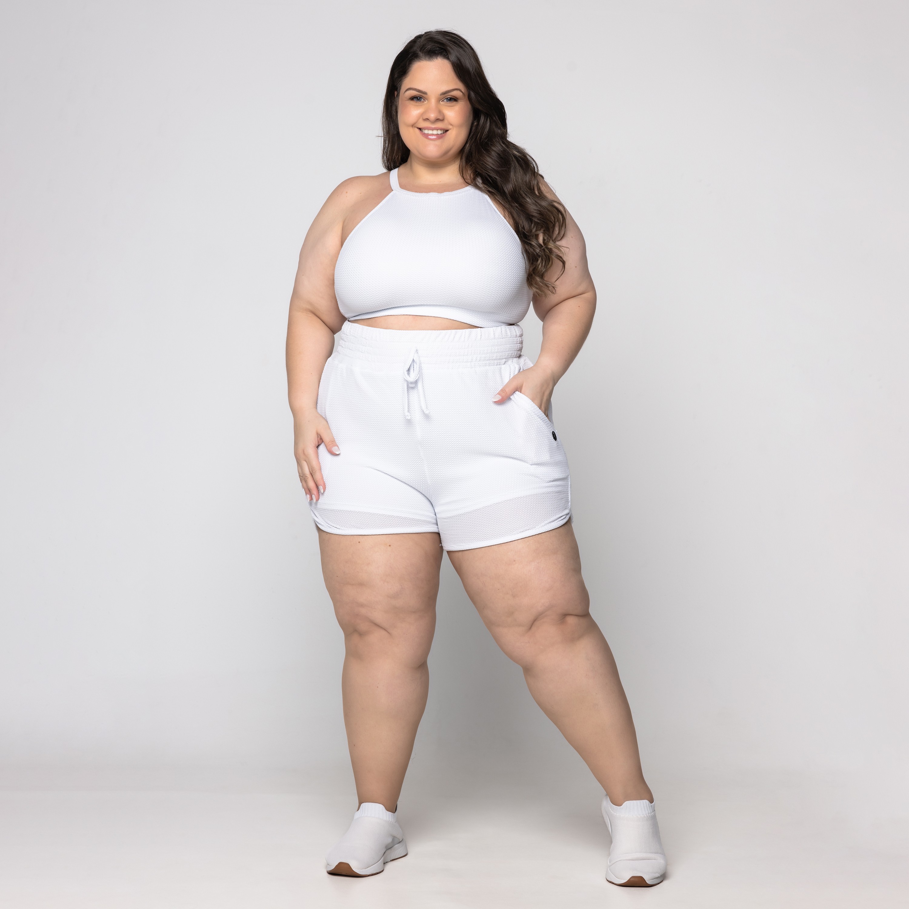 Short Camilla Plus Size - Físico Fitness