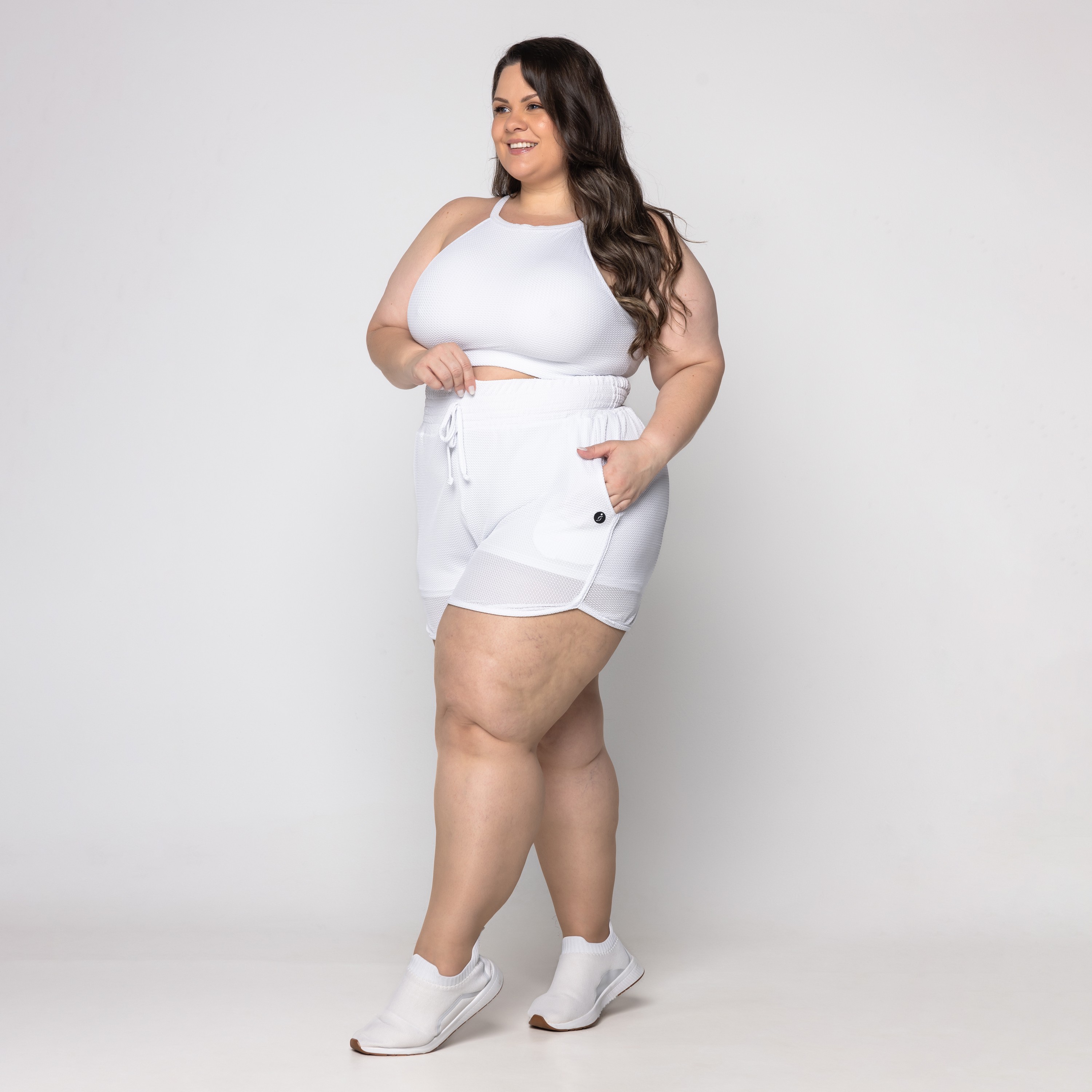 Short Camilla Plus Size - Físico Fitness