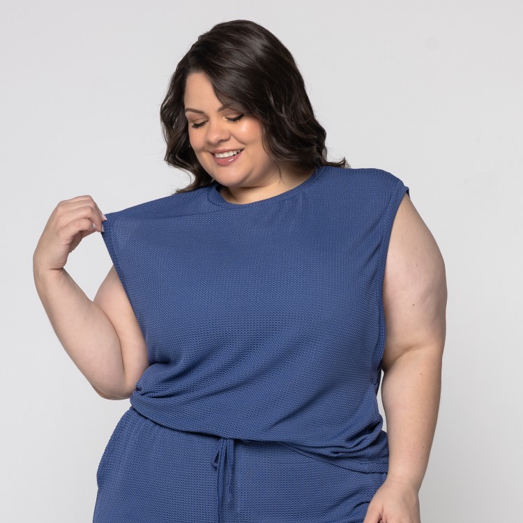 Regata Camilla Plus Size - Físico Fitness