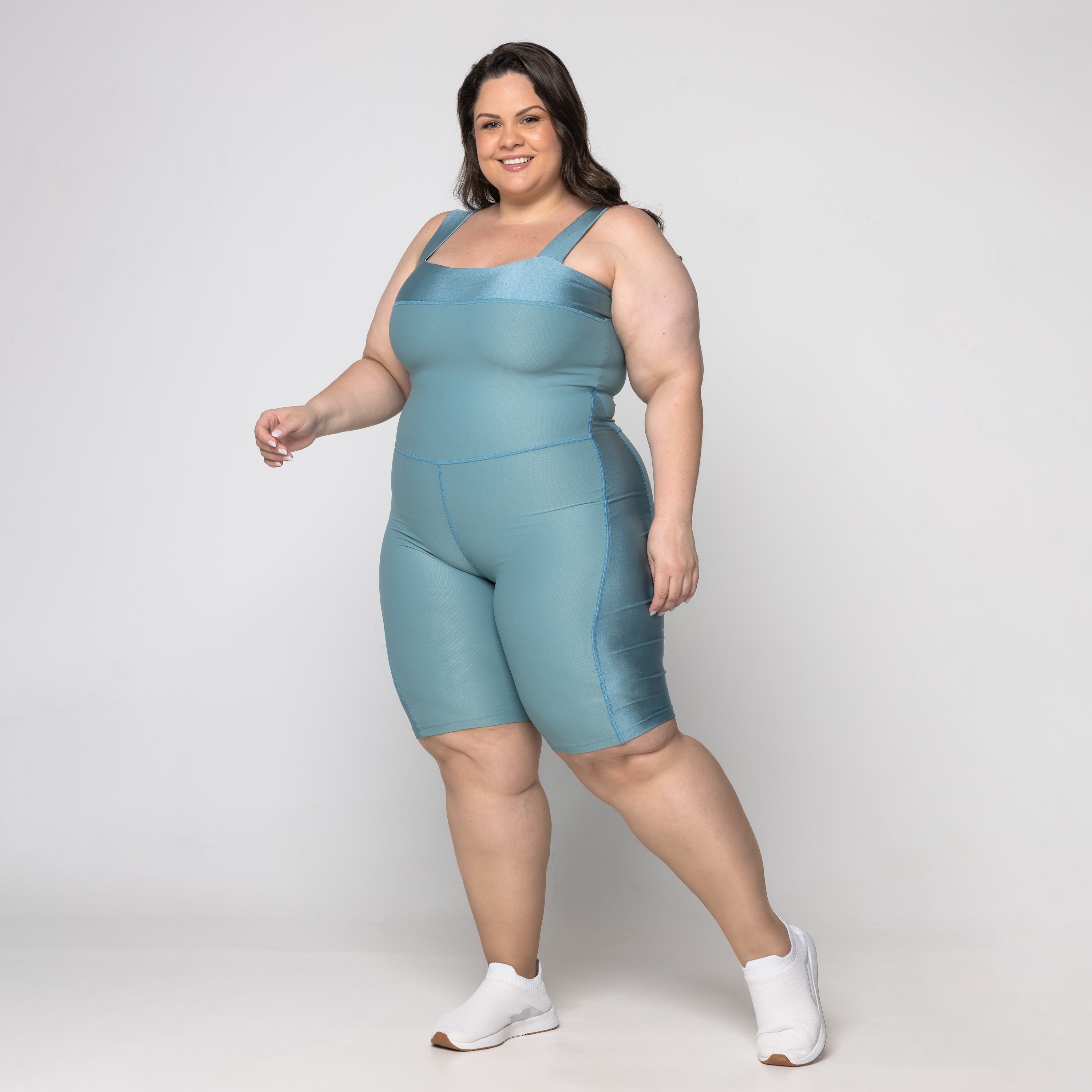 Macaquinho Georgia Plus Size - Físico Fitness