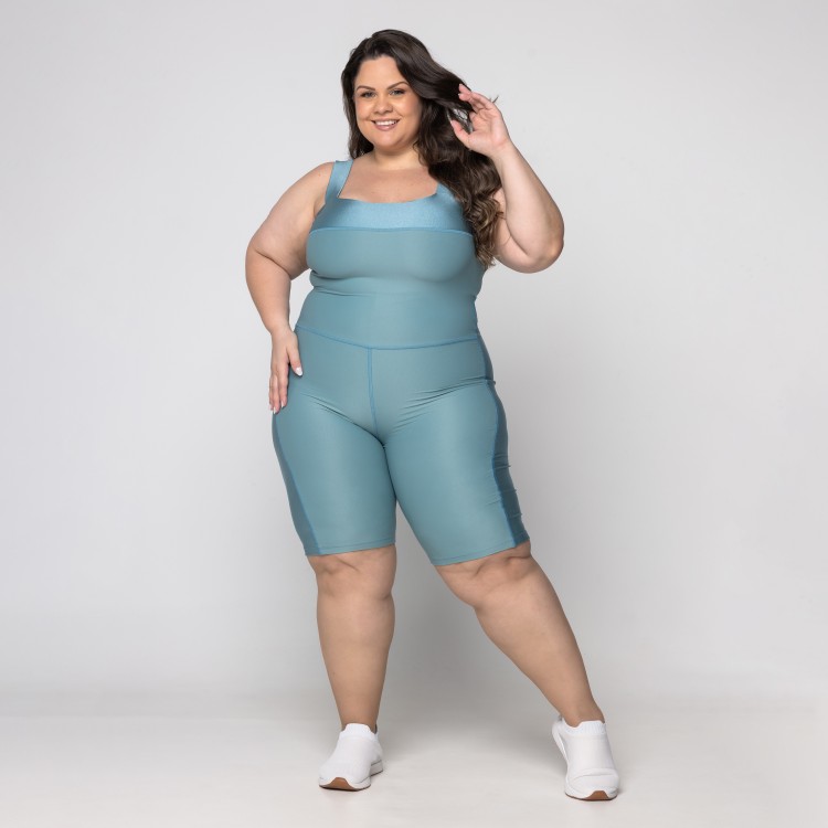 Macaquinho Georgia Plus Size - Físico Fitness