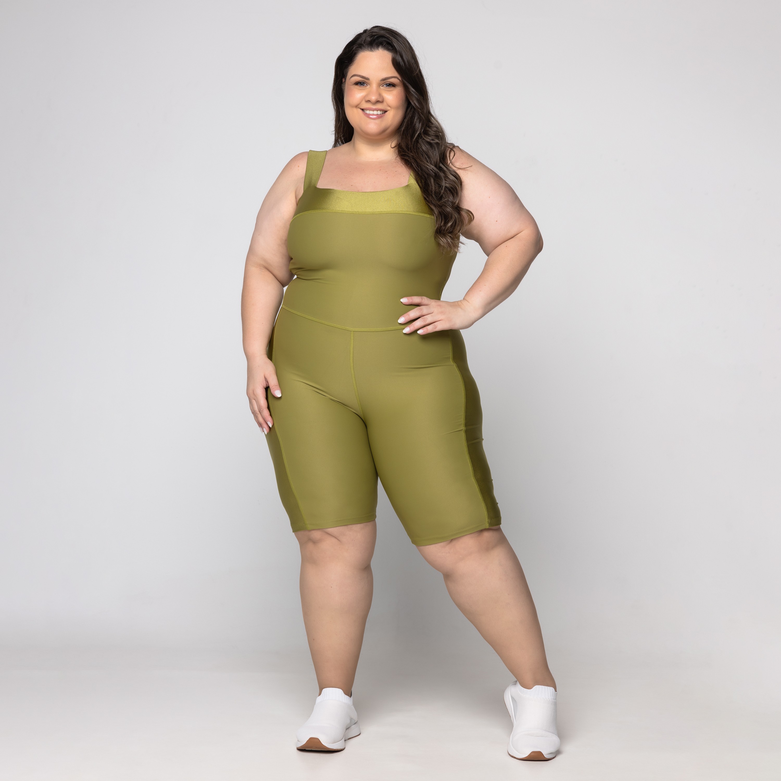 Macaquinho Georgia Plus Size - Físico Fitness