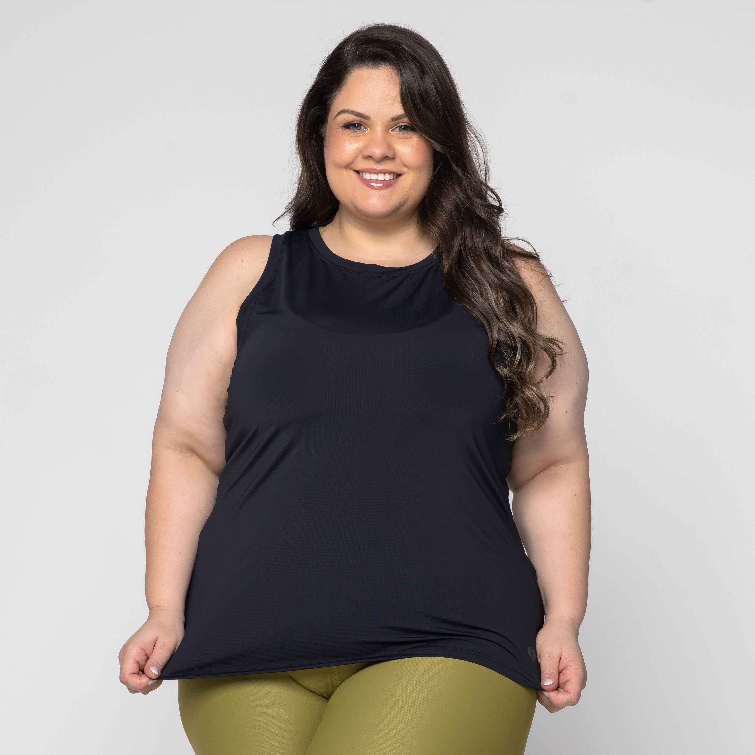 Regata Ananda Grafiato Plus Size - Físico Fitness