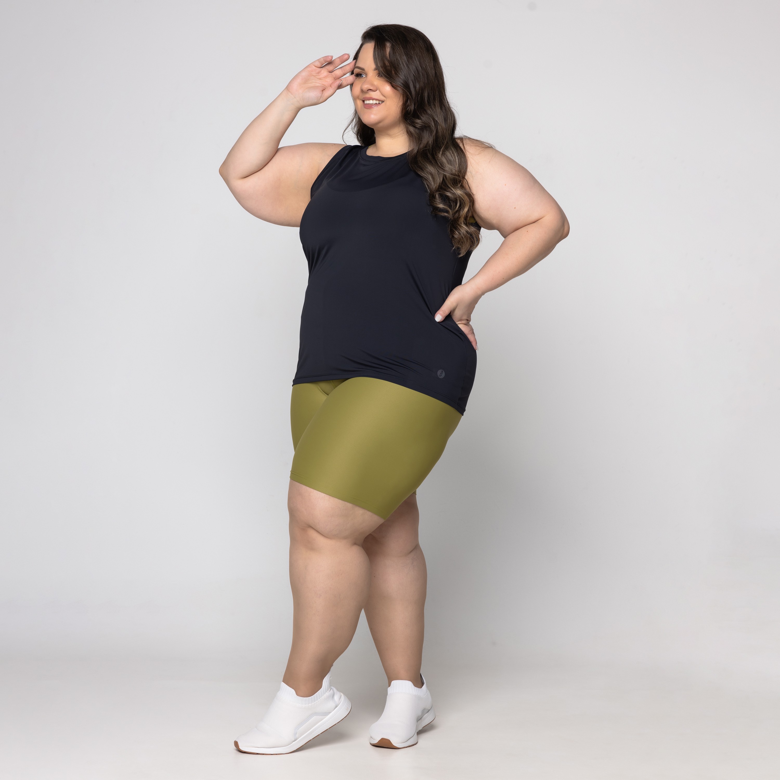 Regata Ananda Grafiato Plus Size - Físico Fitness