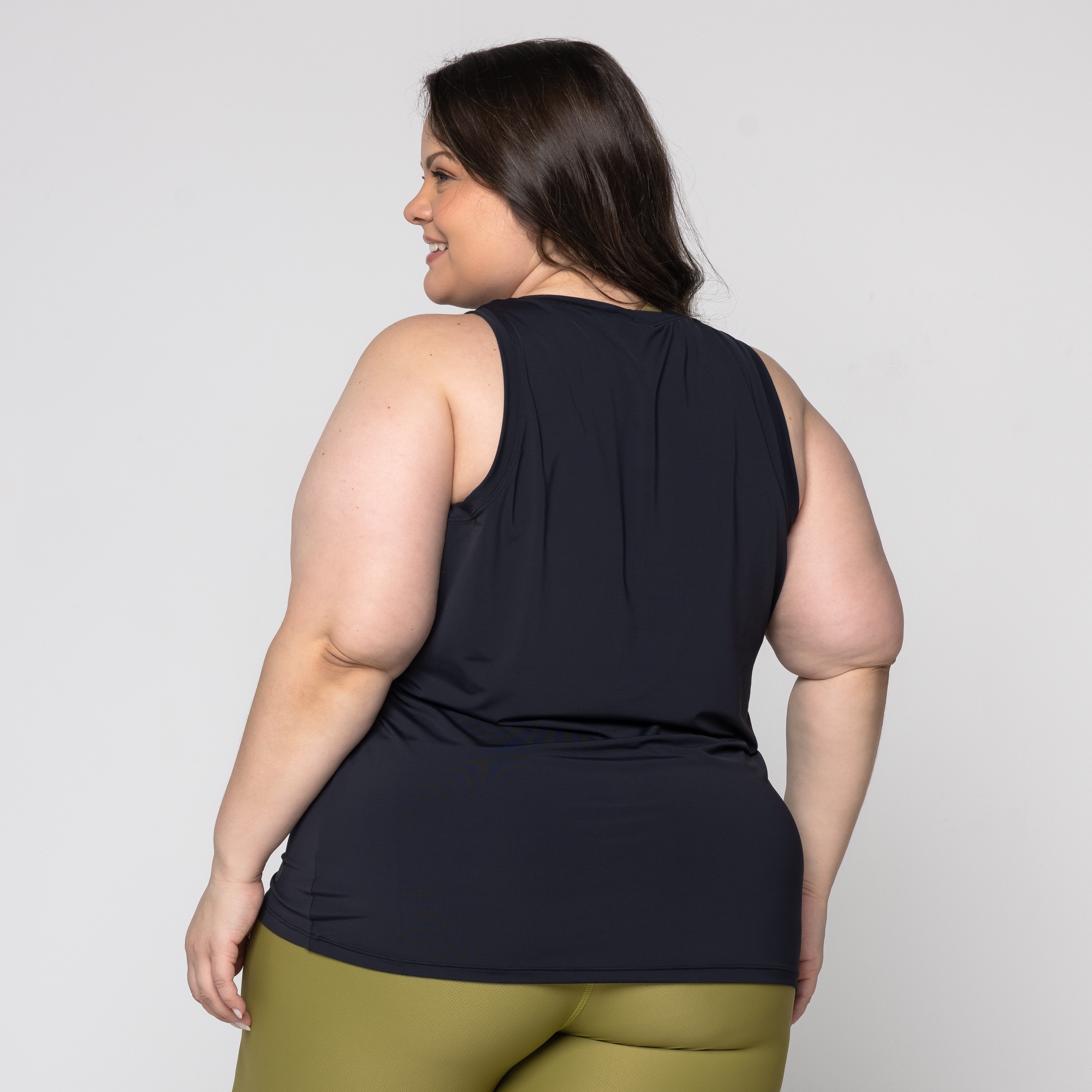Regata Ananda Grafiato Plus Size - Físico Fitness