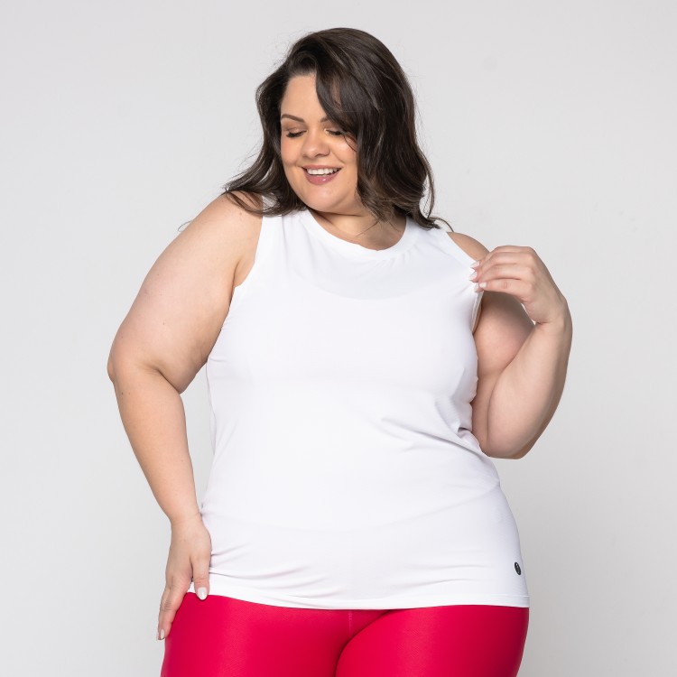 Regata Ananda Grafiato Plus Size - Físico Fitness