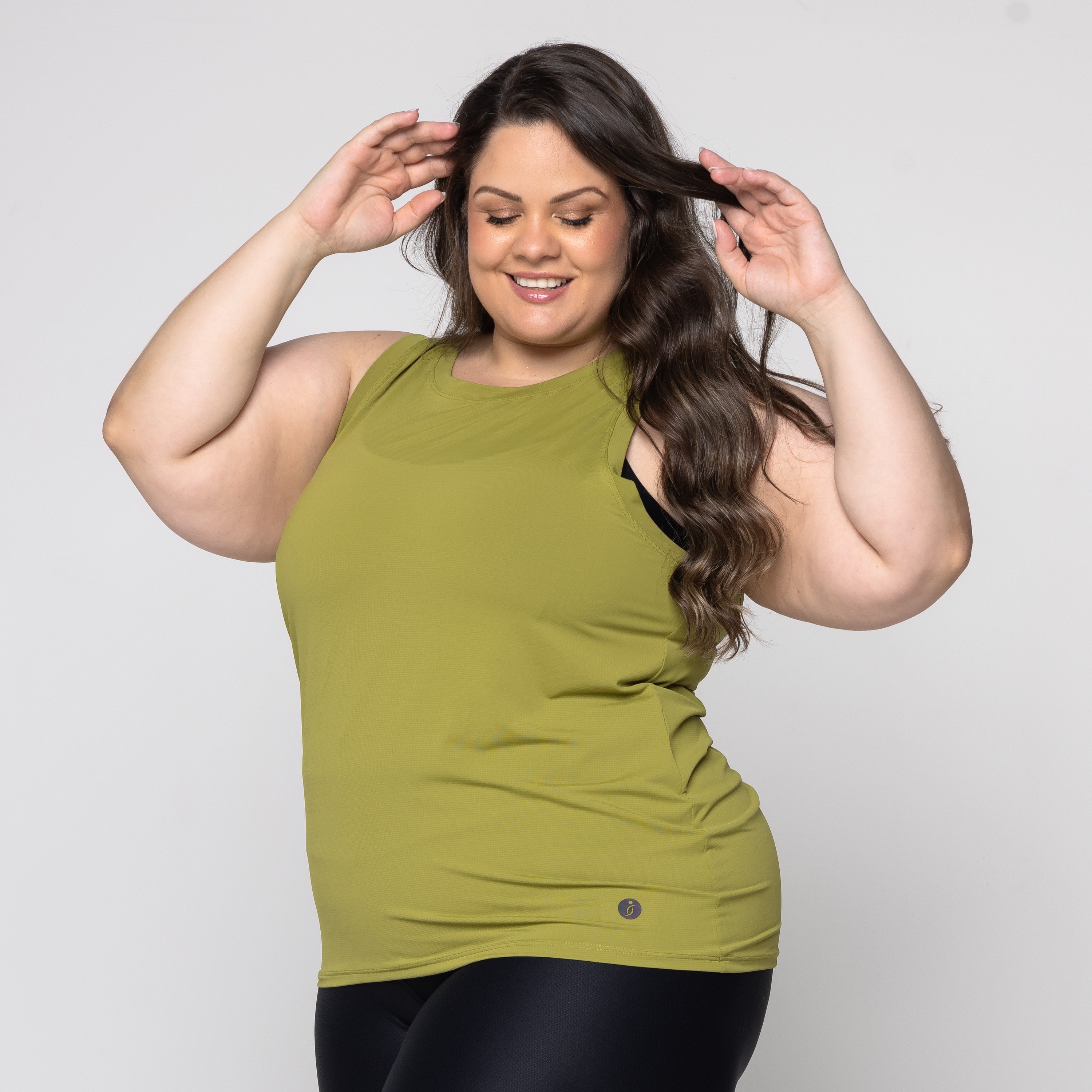 Regata Ananda Grafiato Plus Size - Físico Fitness