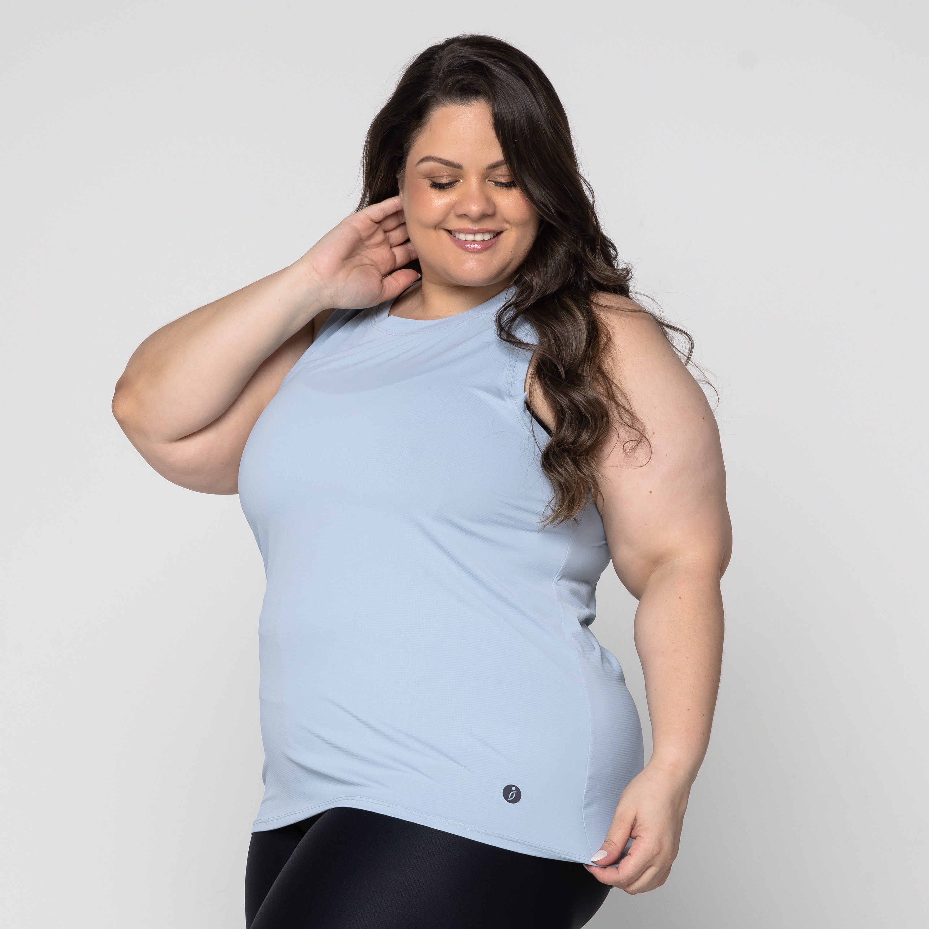 Regata Ananda Grafiato Plus Size - Físico Fitness