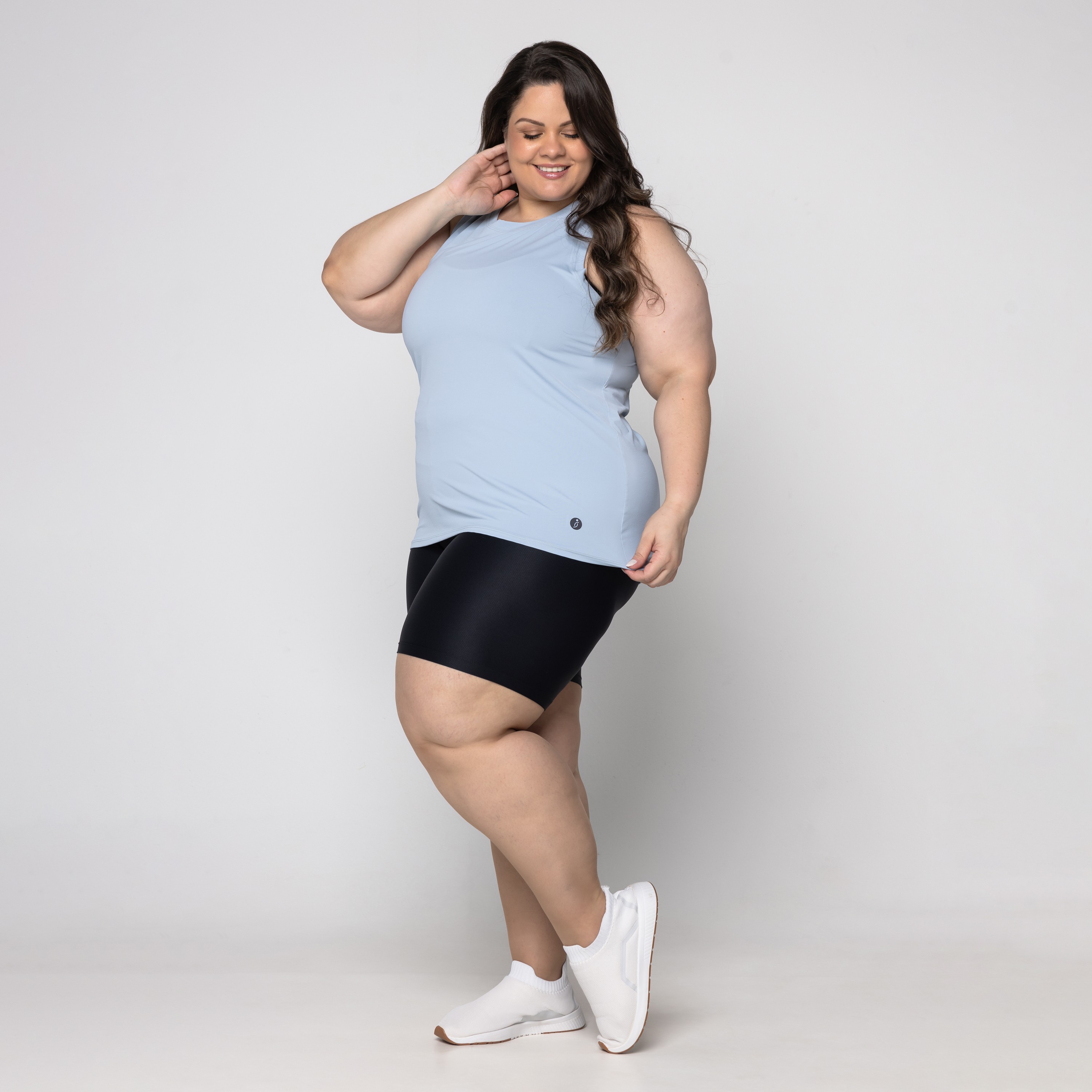 Regata Ananda Grafiato Plus Size - Físico Fitness