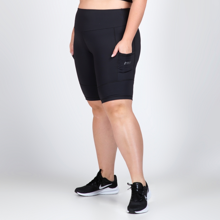 Bermuda Plus Size Ciclista com Bolsos Laterais Jolie - Físico Fitness