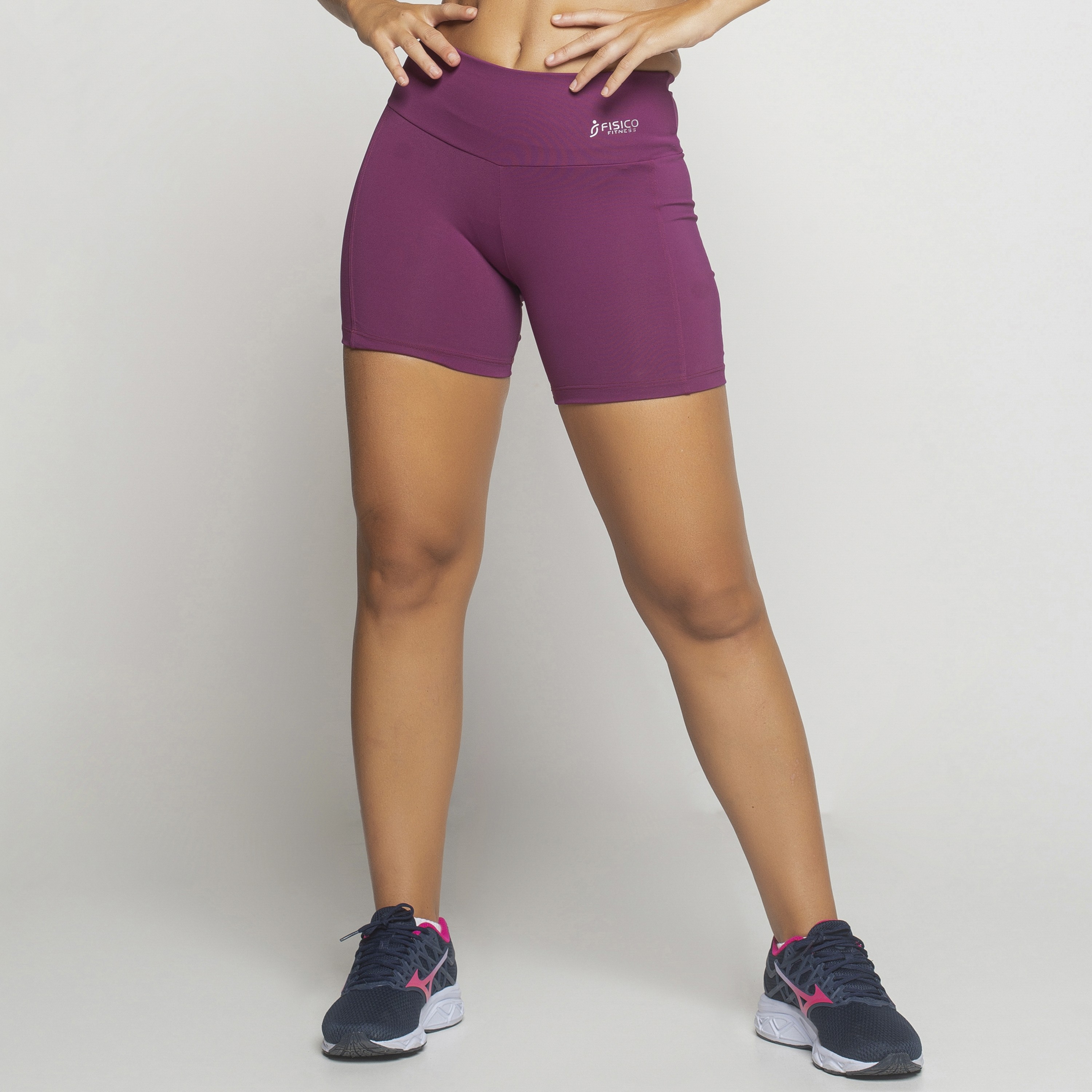 Short Fitness Faixa Lateral - Físico Fitness