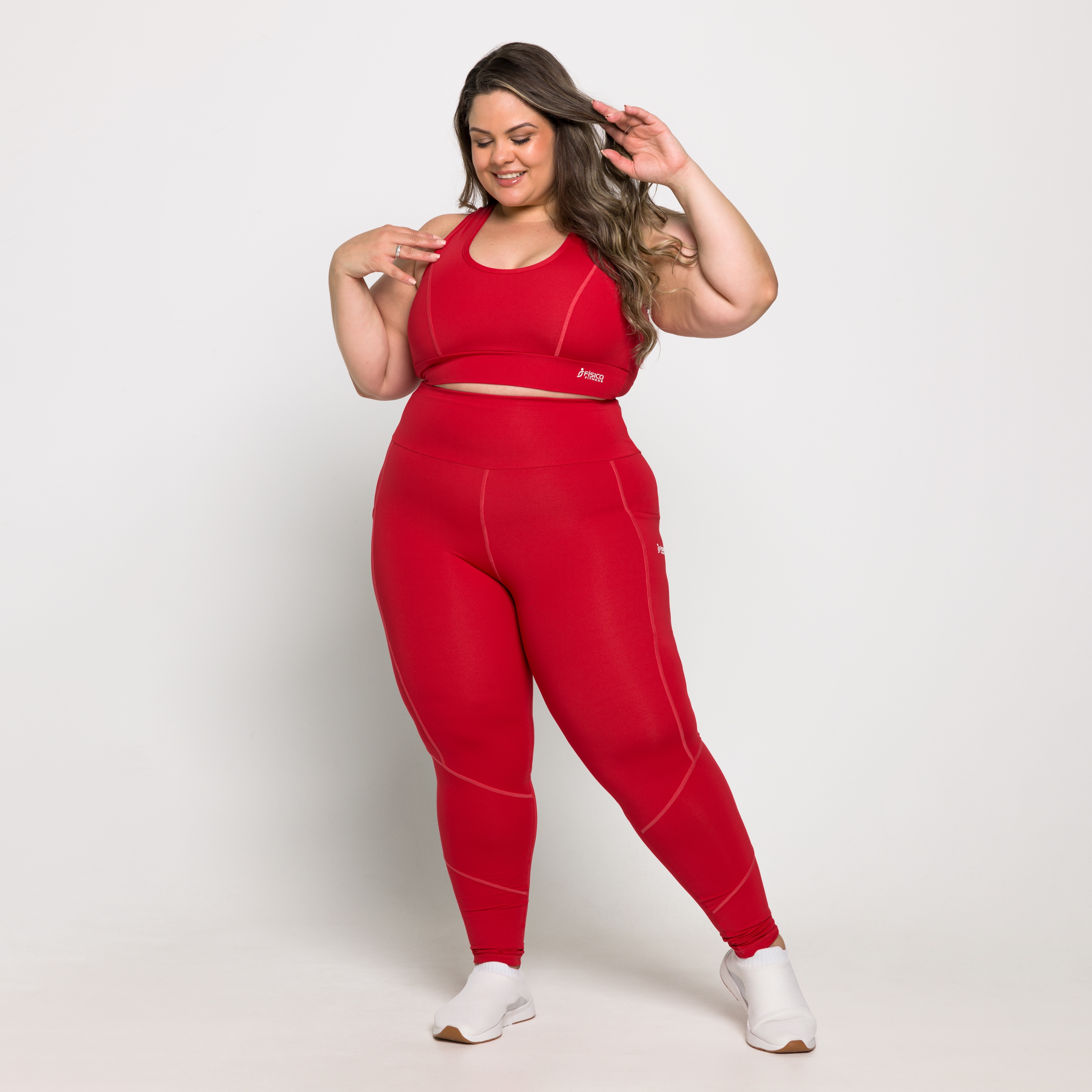 Top Plus Size Fitness Nadador com Bojo Removível Alexia - Físico Fitness