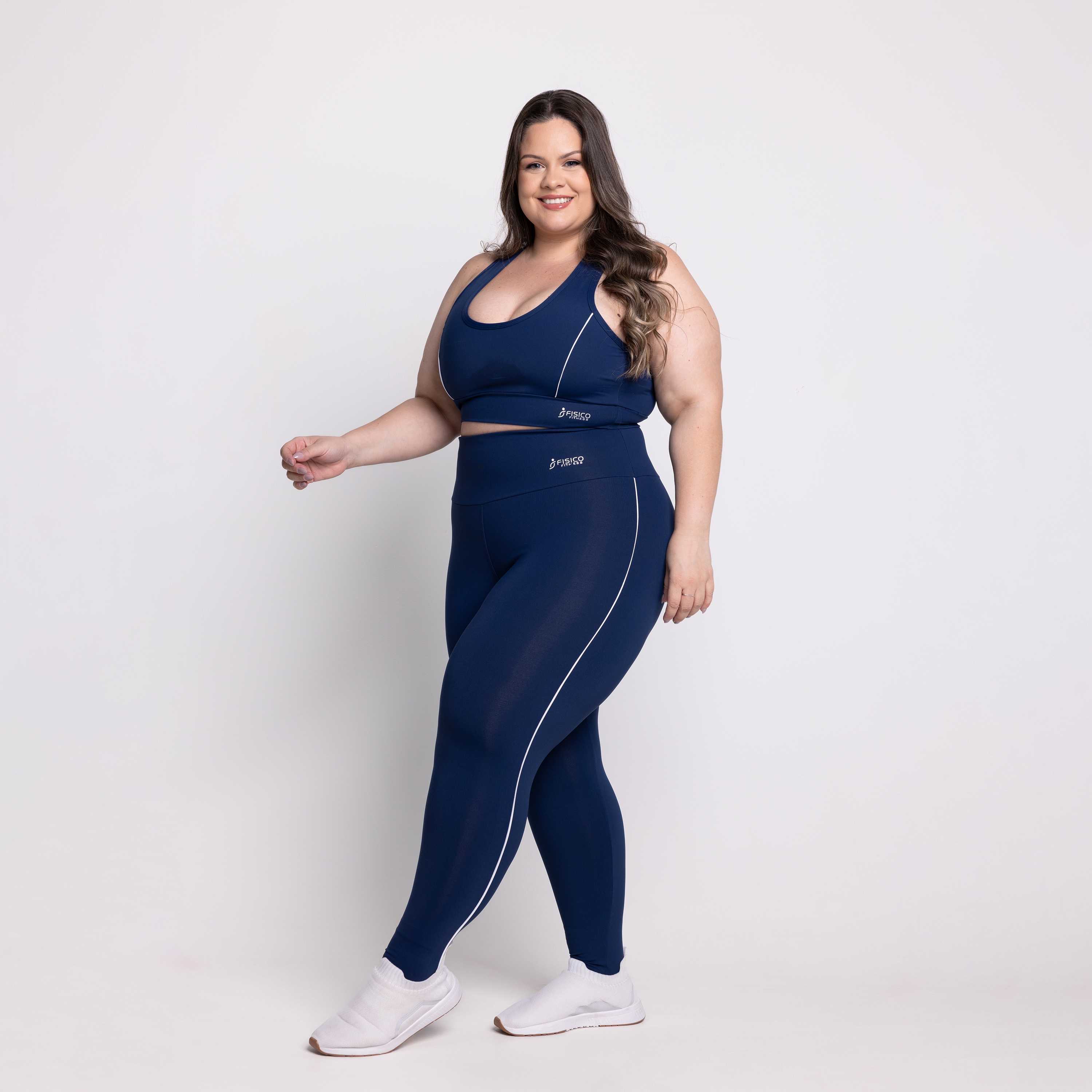 Top Vivian Nadador Plus Size - Físico Fitness