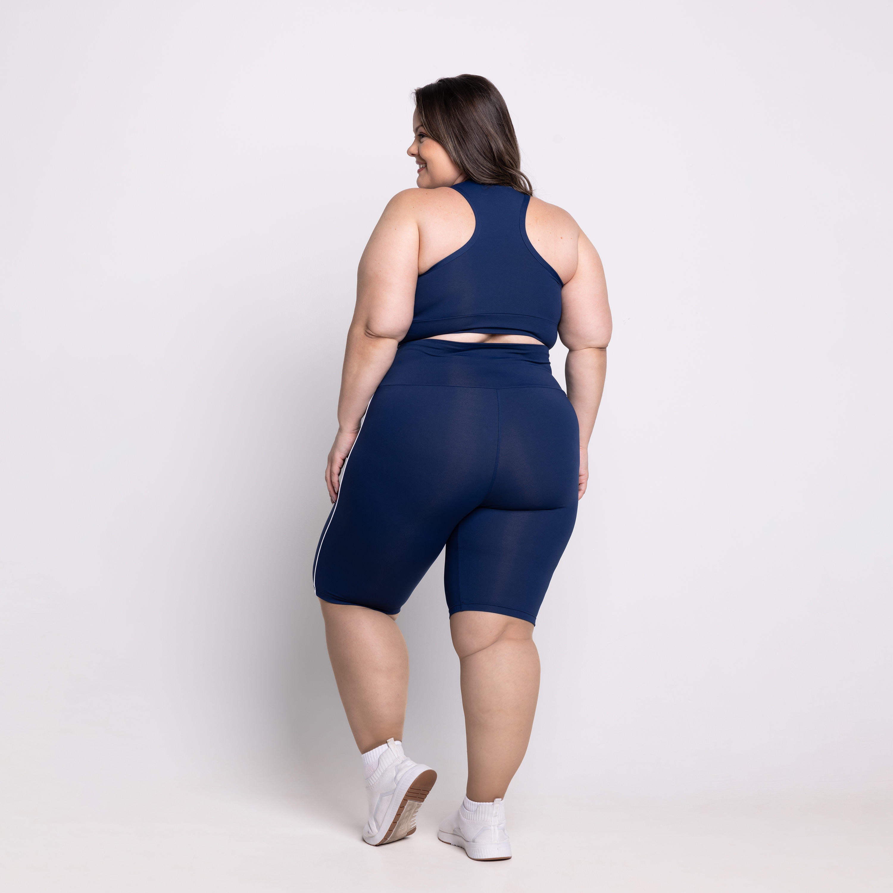 Top Vivian Nadador Plus Size - Físico Fitness