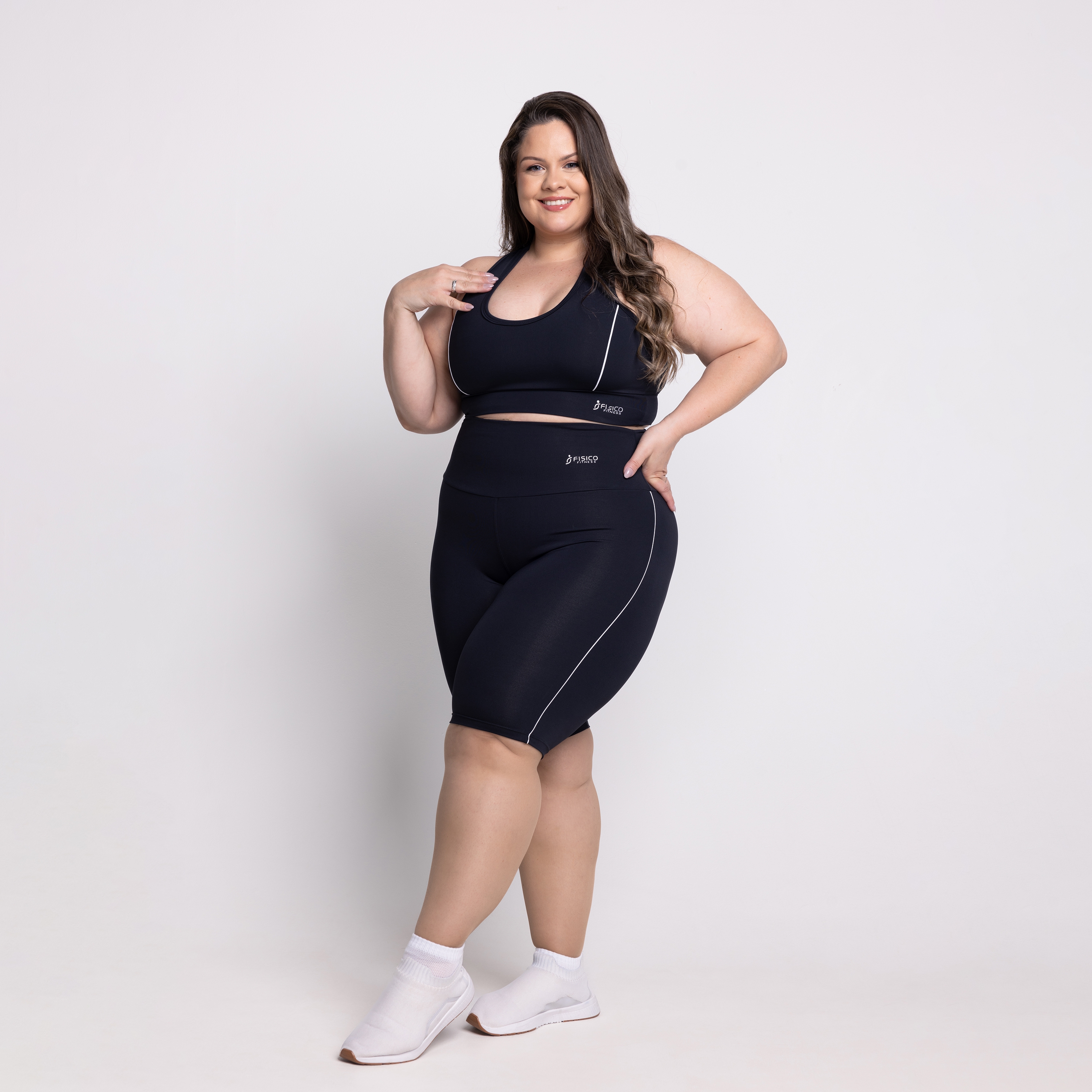Bermuda Vivian Plus Size - Físico Fitness