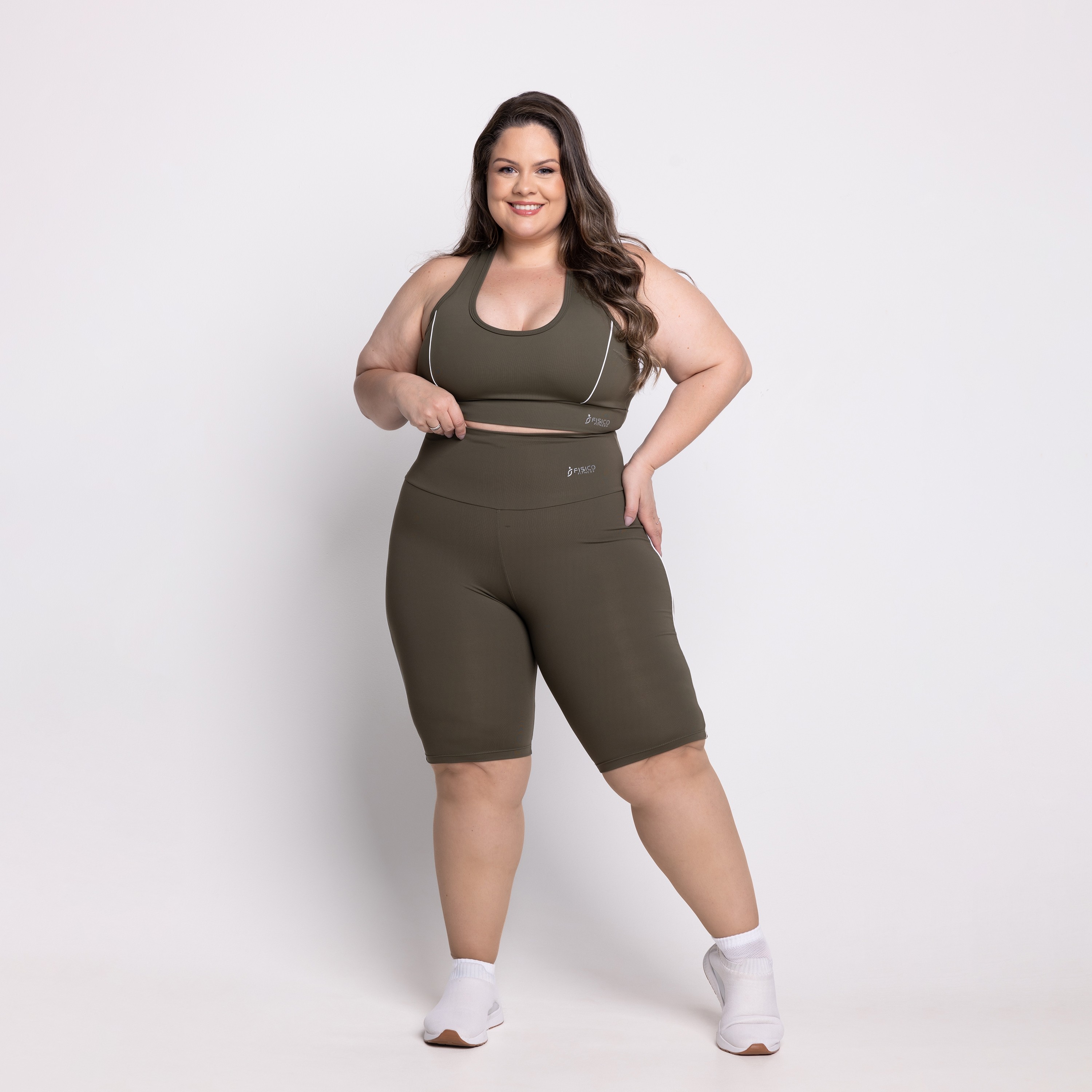Bermuda Vivian Plus Size - Físico Fitness