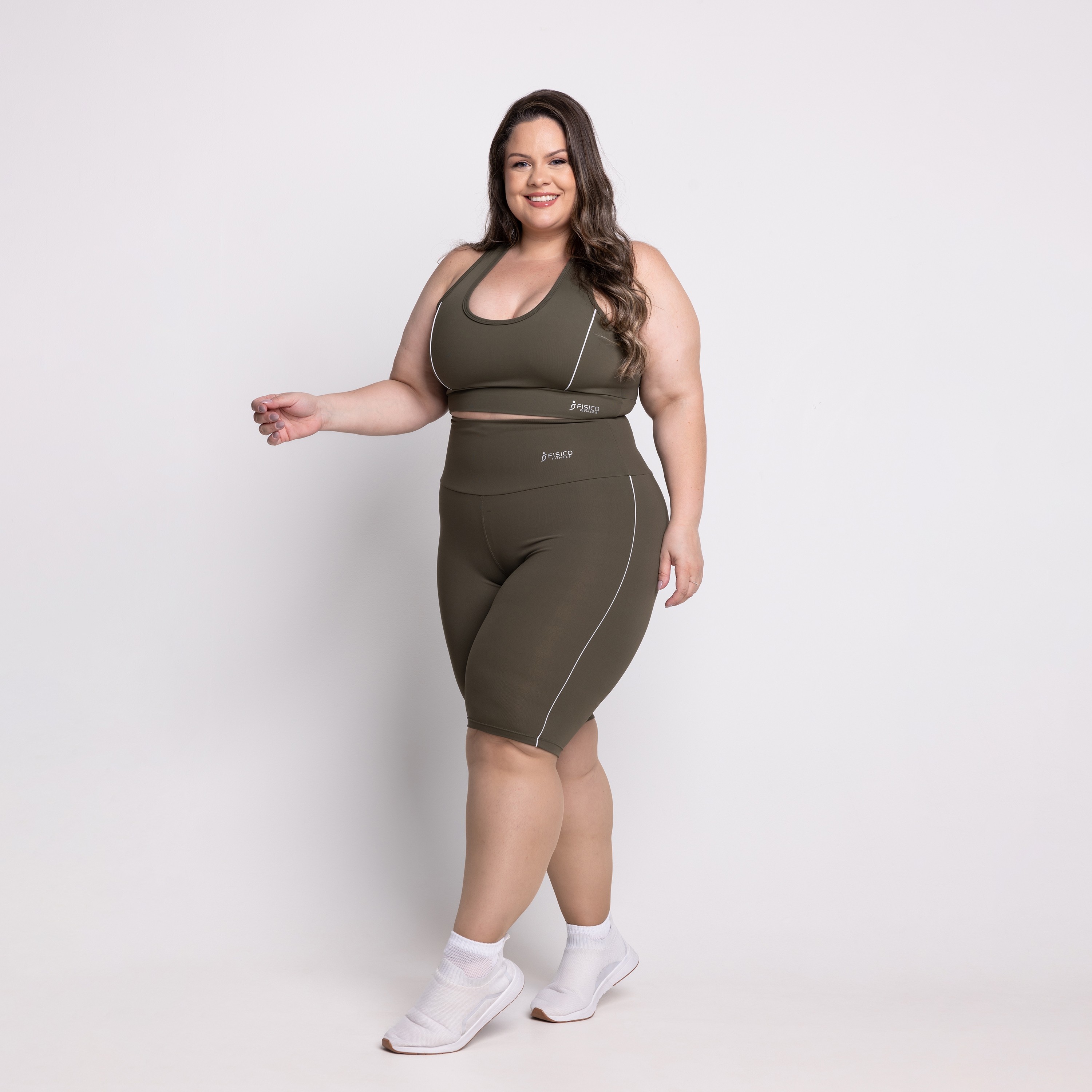 Bermuda Vivian Plus Size - Físico Fitness