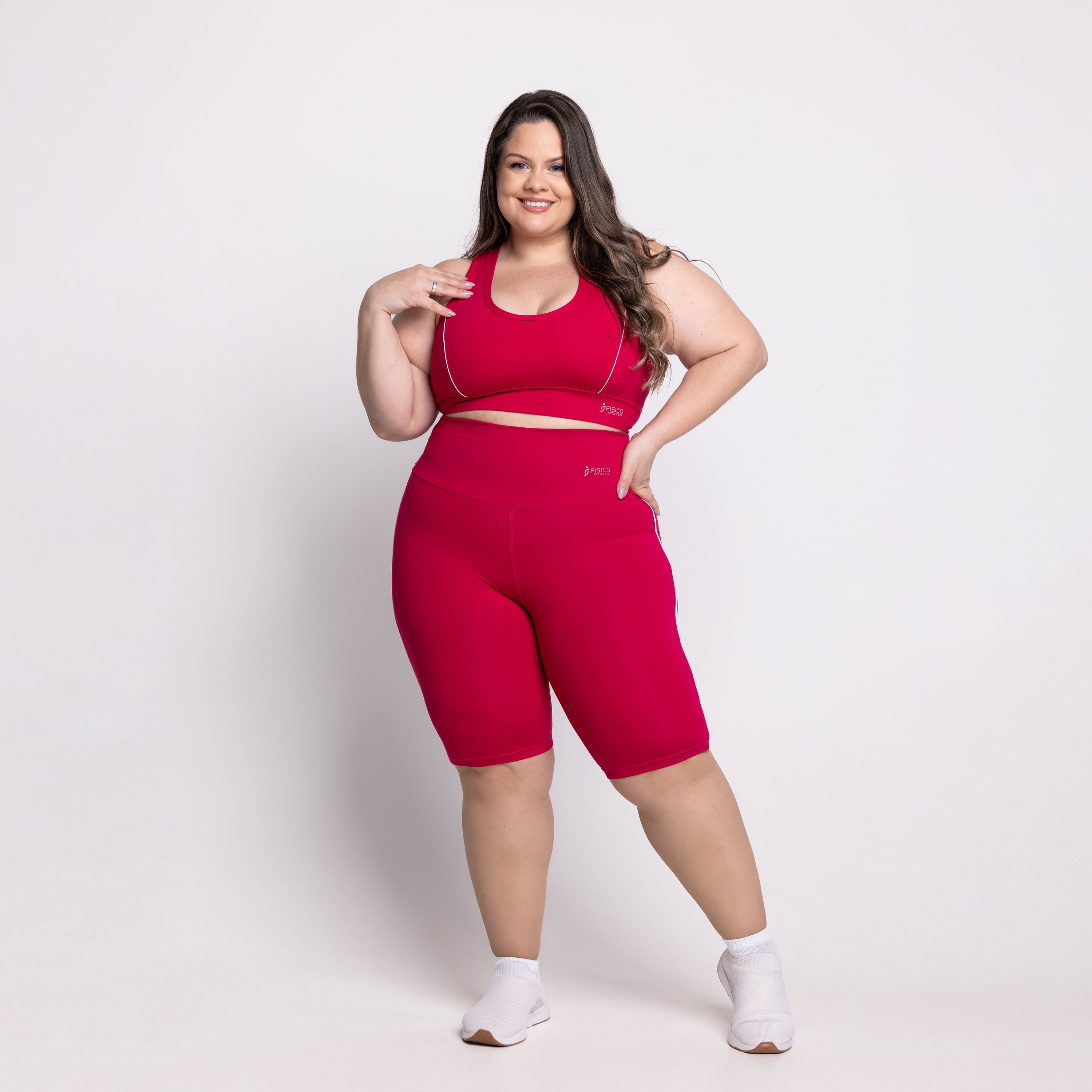 Bermuda Vivian Plus Size - Físico Fitness