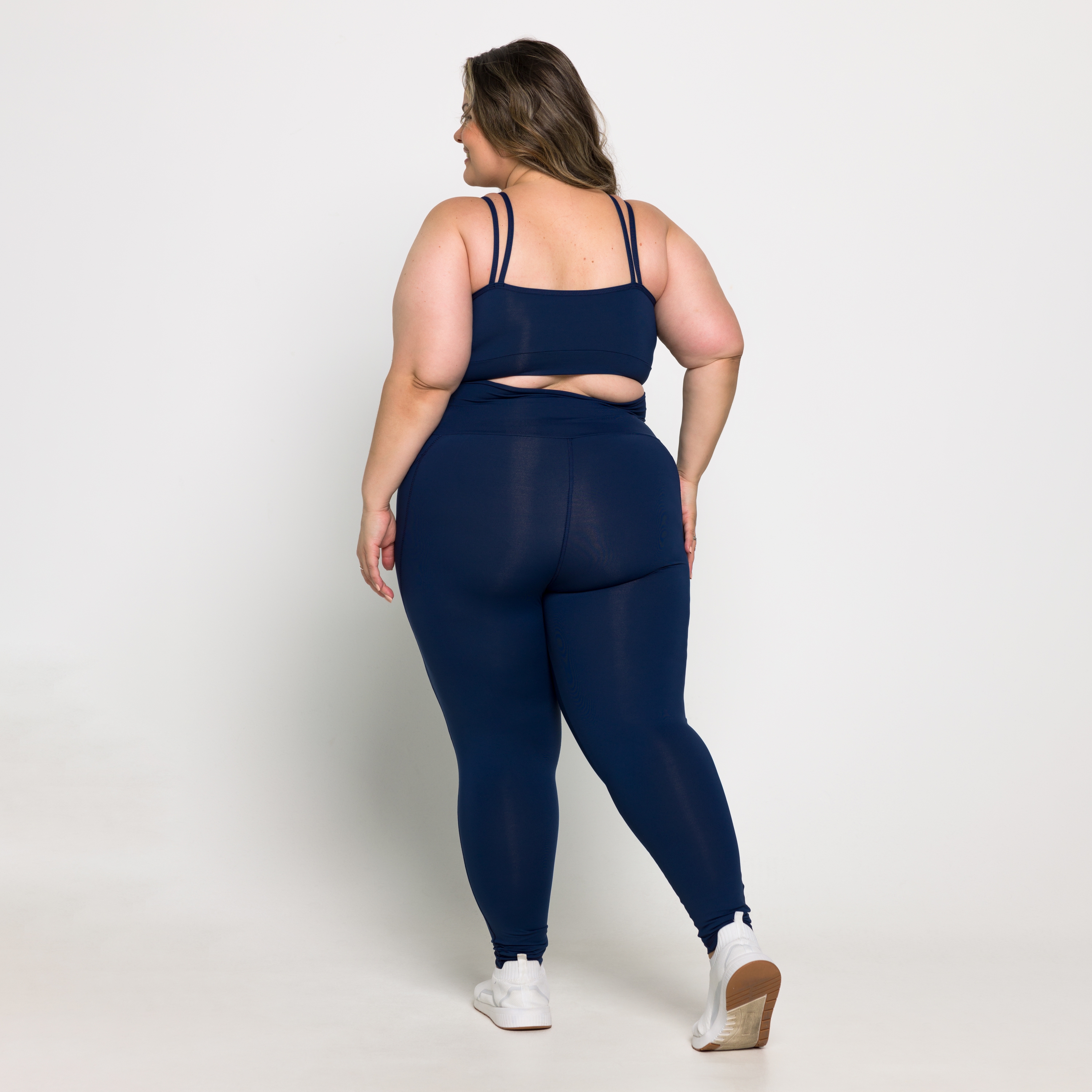 Top Caroline Plus Size em Poliamida - Físico Fitness