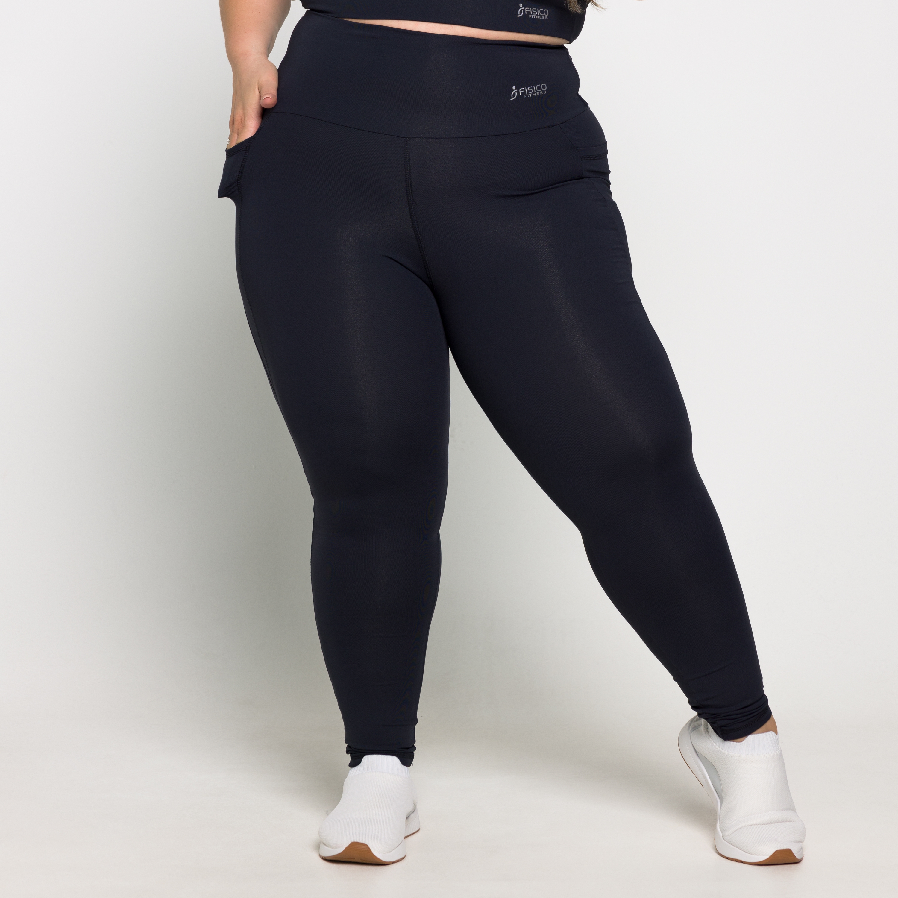 Calça Caroline Plus Size em Poliamida - Físico Fitness
