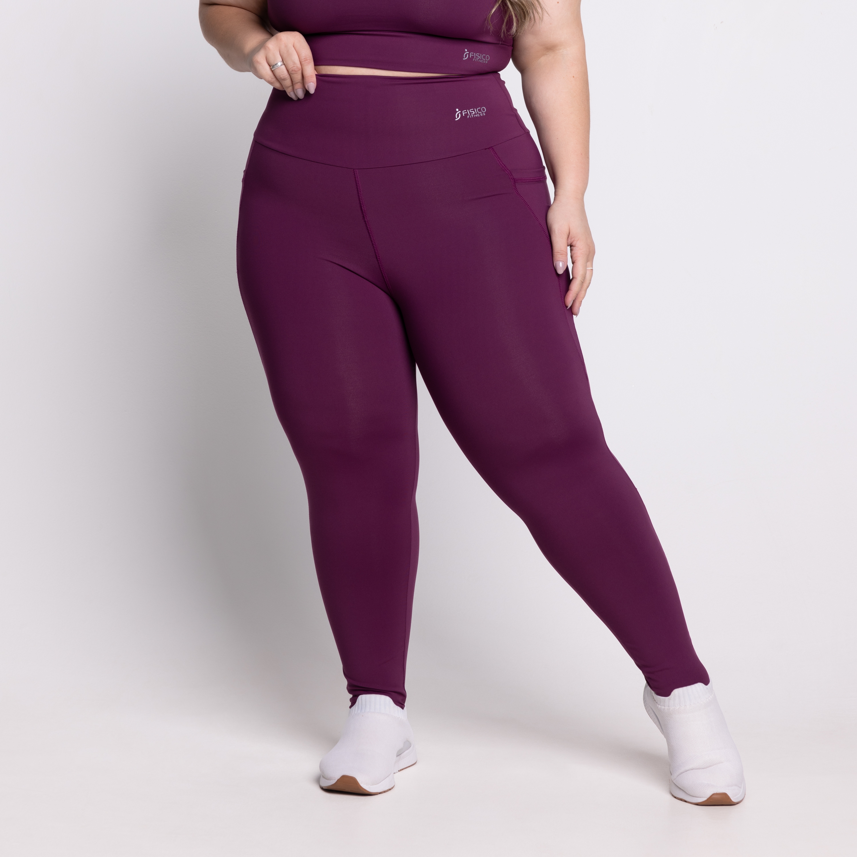 Calça Caroline Plus Size em Poliamida - Físico Fitness