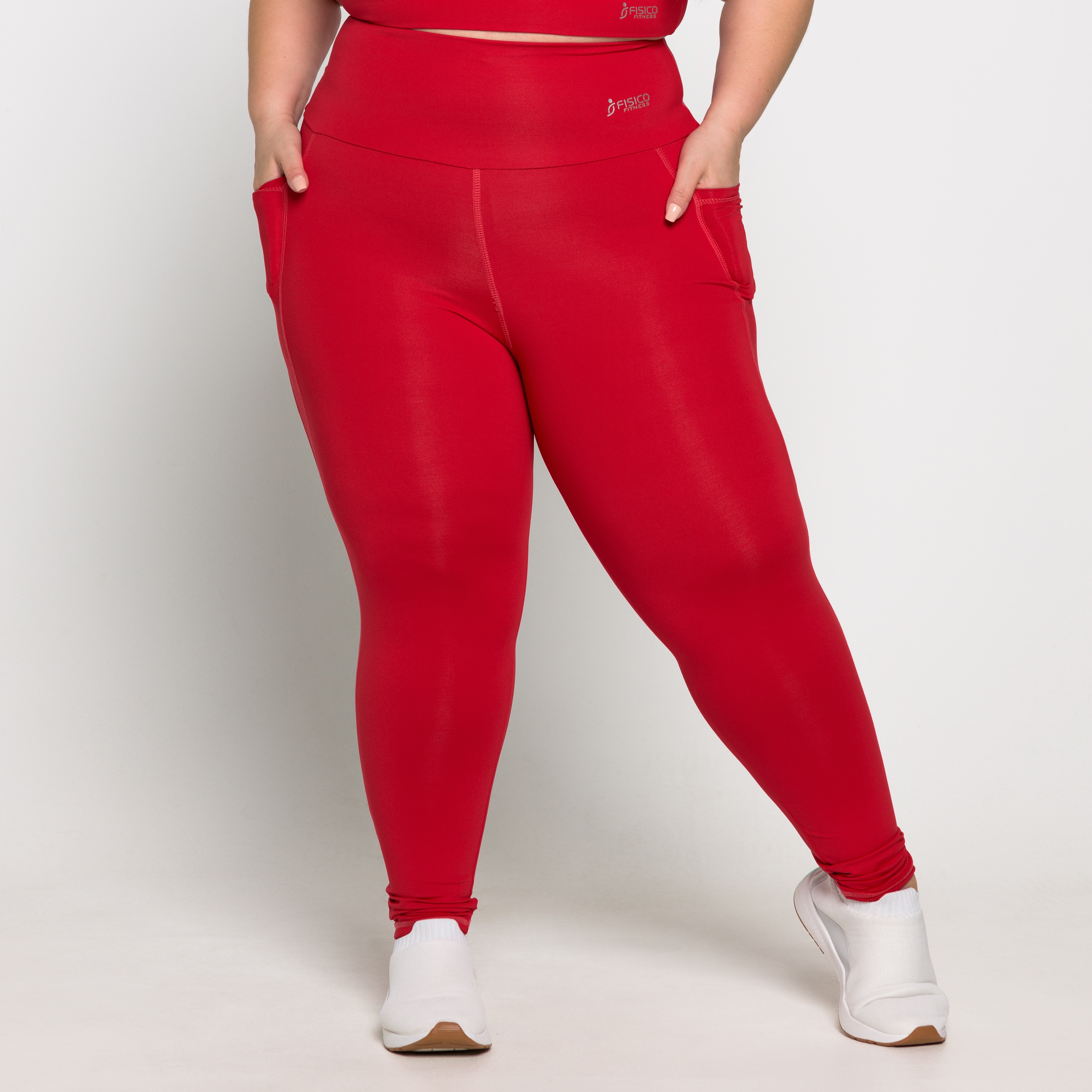 Calça Caroline Plus Size em Poliamida - Físico Fitness