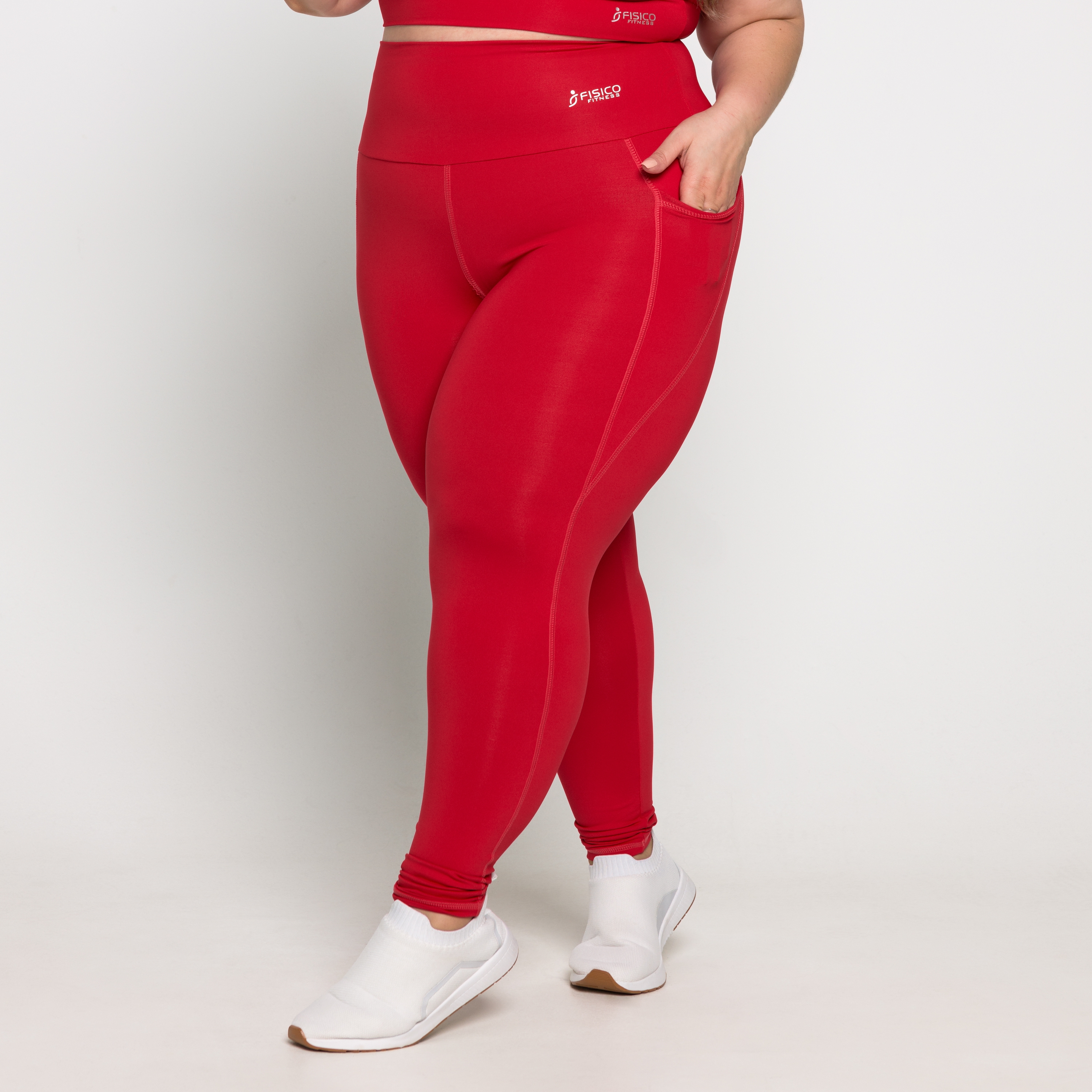 Calça Caroline Plus Size em Poliamida - Físico Fitness