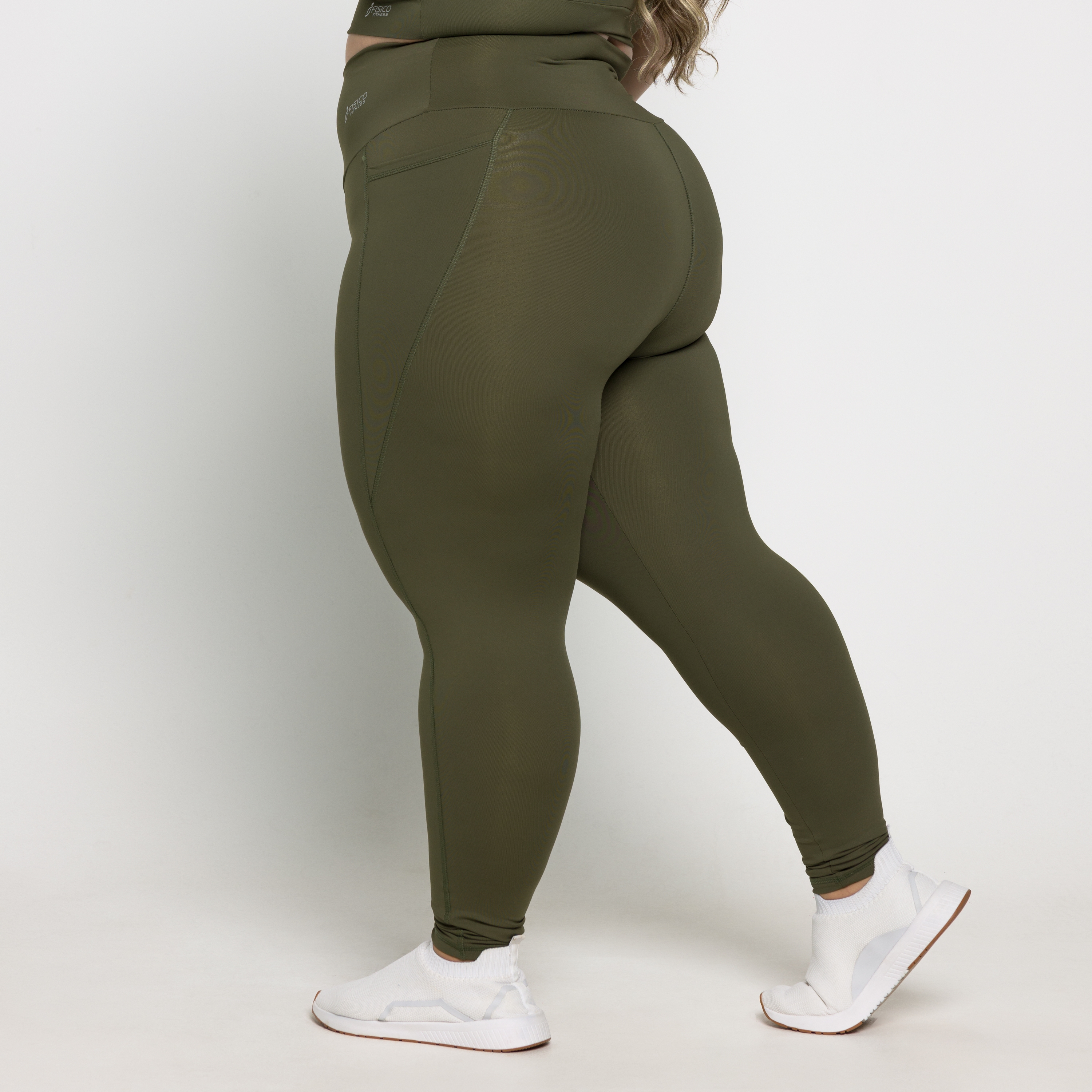 Calça Caroline Plus Size em Poliamida - Físico Fitness